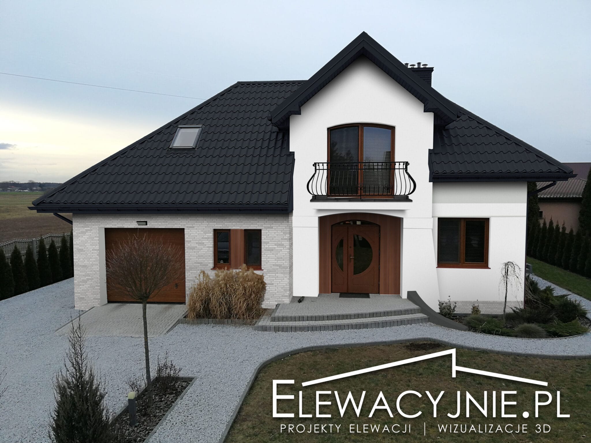 Przykładowe elewacje domów jednorodzinnych – inspiracje i trendy ...